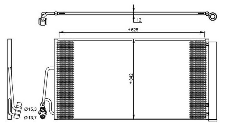 Mini Cooper Clubman / Countryman / Paceman / Roadster A/C Condenser 08 ...