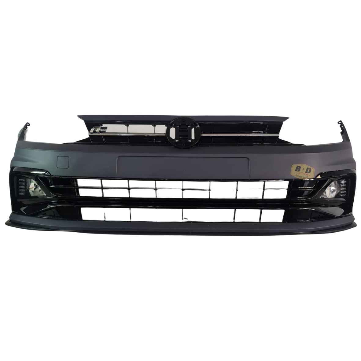 VW Polo 8 R-Line Front Bumper Complete (Without Fog Lights) 2018- | B+D ...